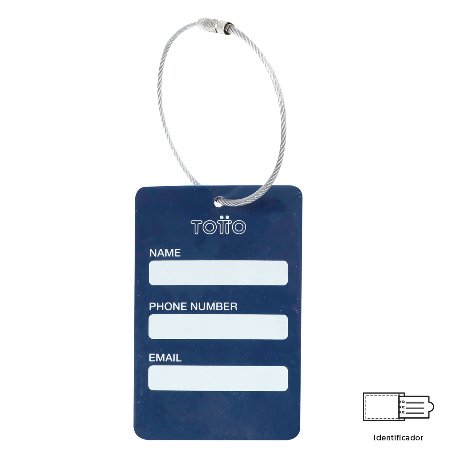 Identificador de equipaje Travel Tag Azul