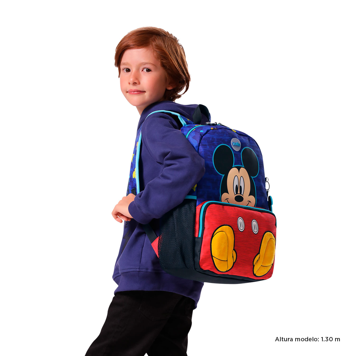 Morral para Niño Mickey Mediano Azul | Totto
