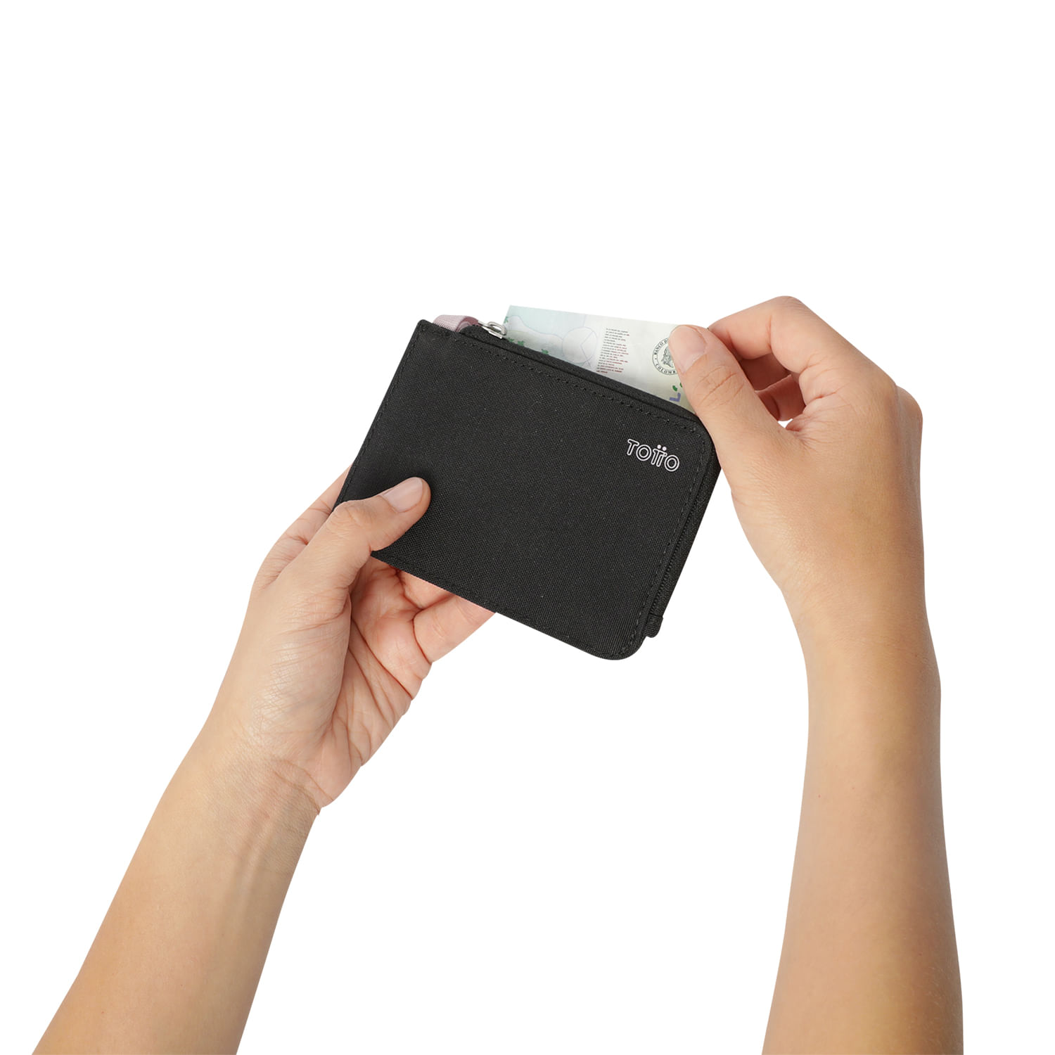 Monedero para Mujer Monedero Niza Negro Pequeño | Totto