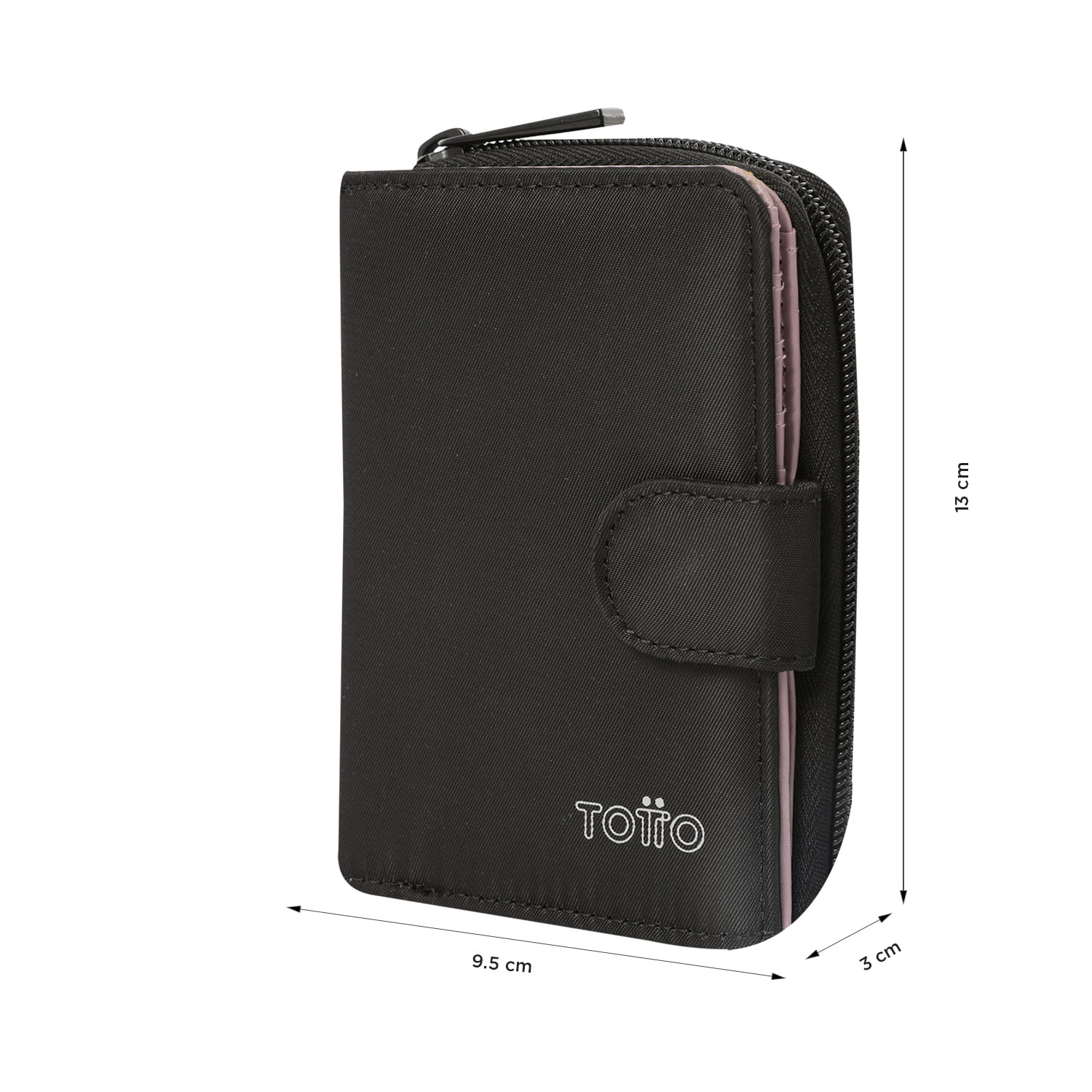 Billetera Daintty con RFID Blocker Negra Mujer | Totto