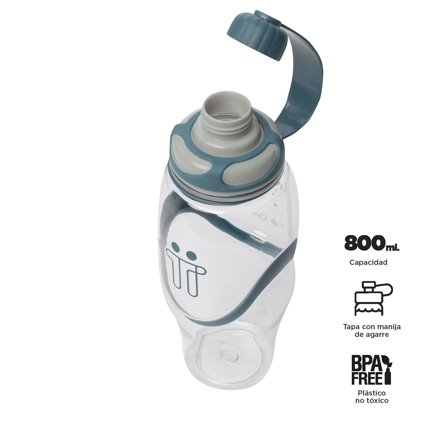 Botilito de agua Dexter 800 ml Azul | Totto