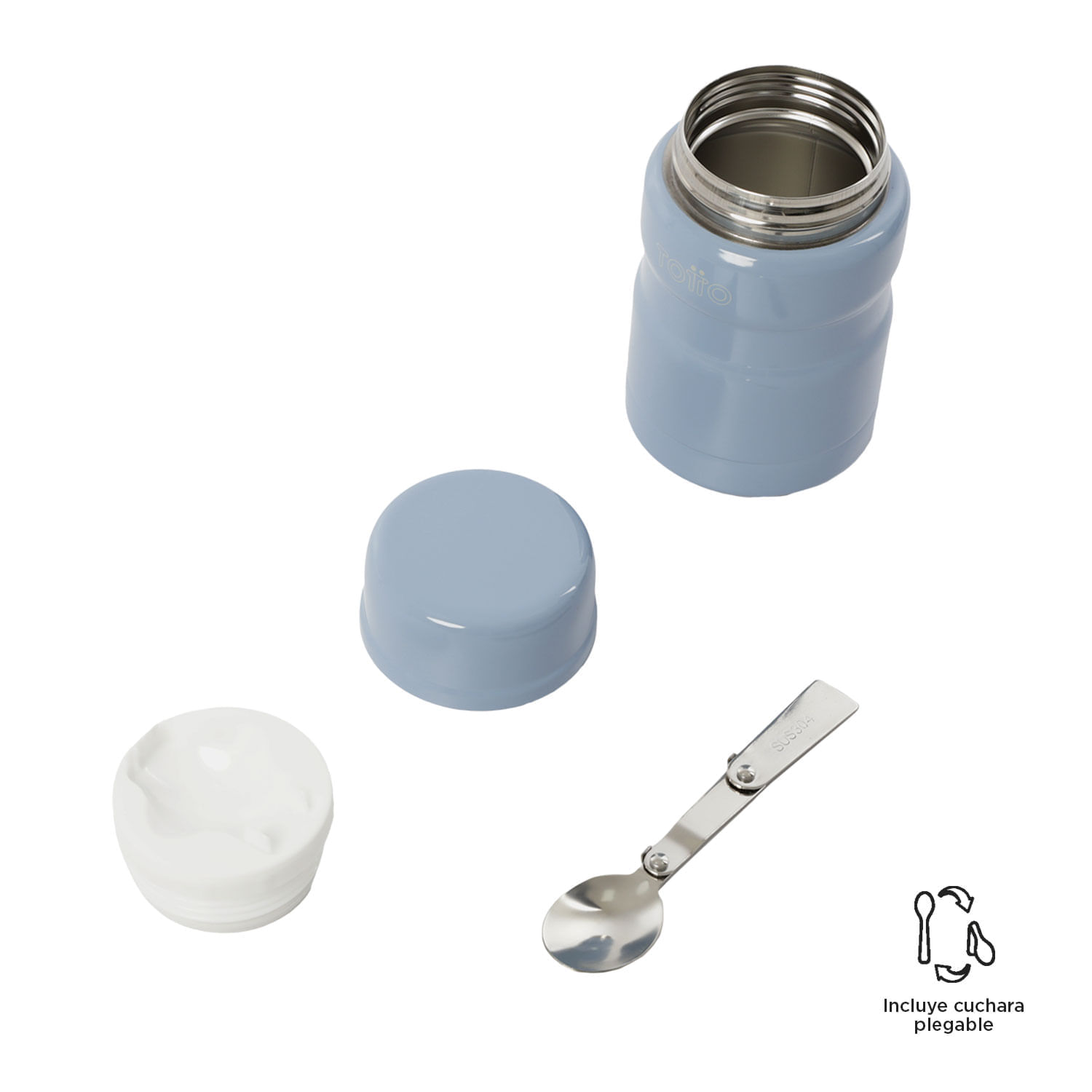 Botilito Térmico Protte 500 ml Azul | Totto