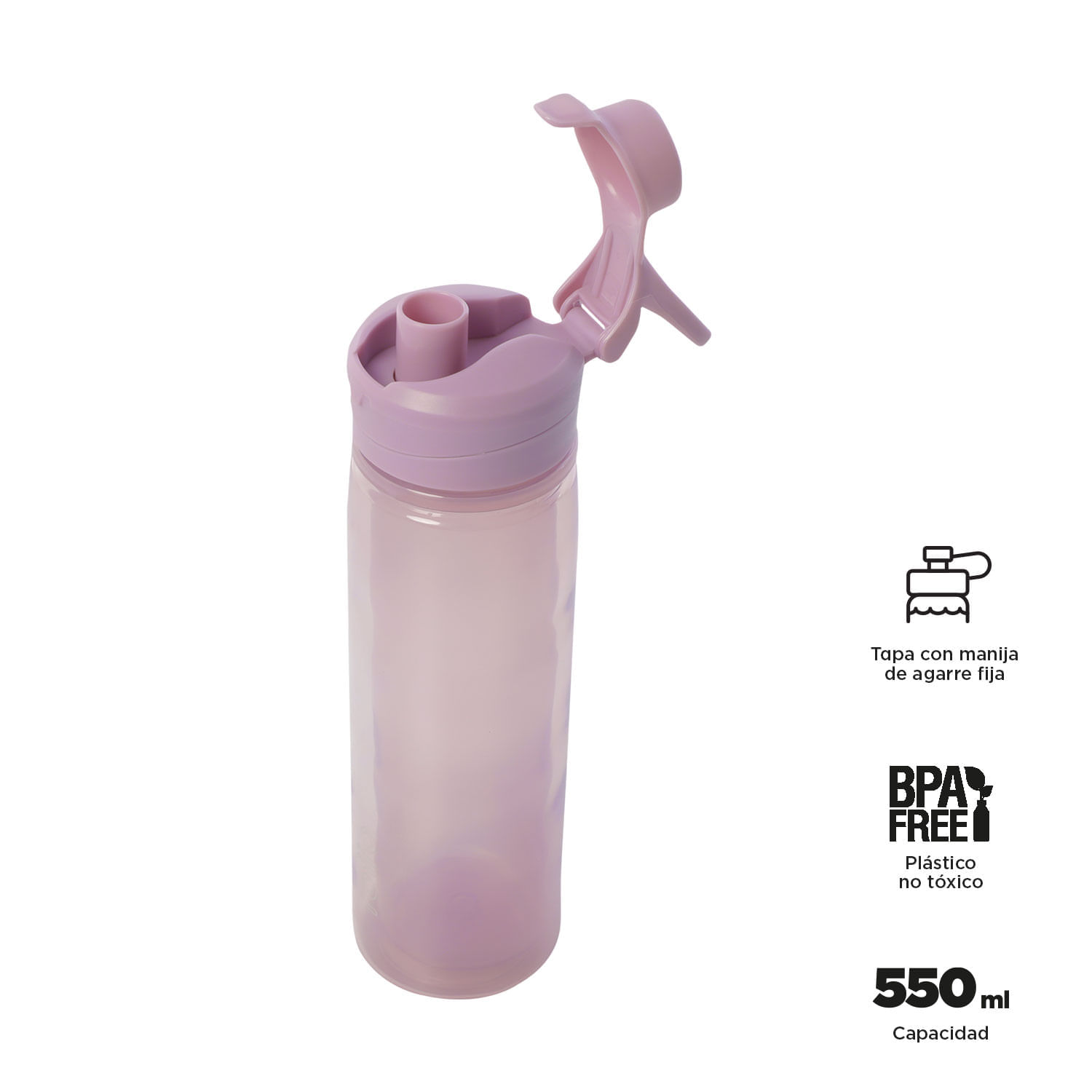 Botilito de agua Nam 550 ml Rosado | Totto