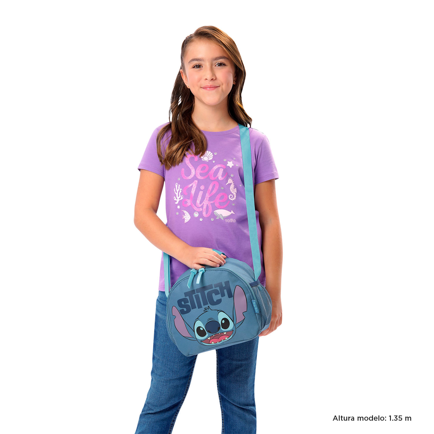 Lonchera Térmica Unisex Stitch Mediana Azul | Totto