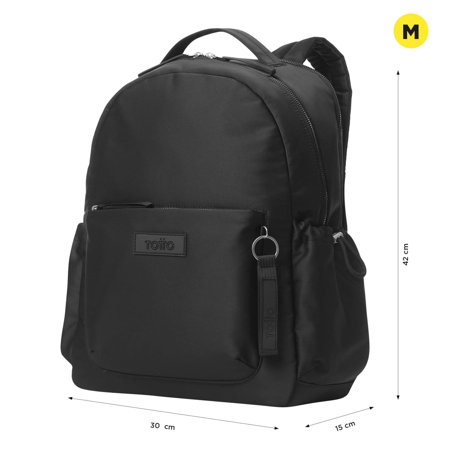 Morral Porta PC 14" Estambul Negro Mujer | Totto