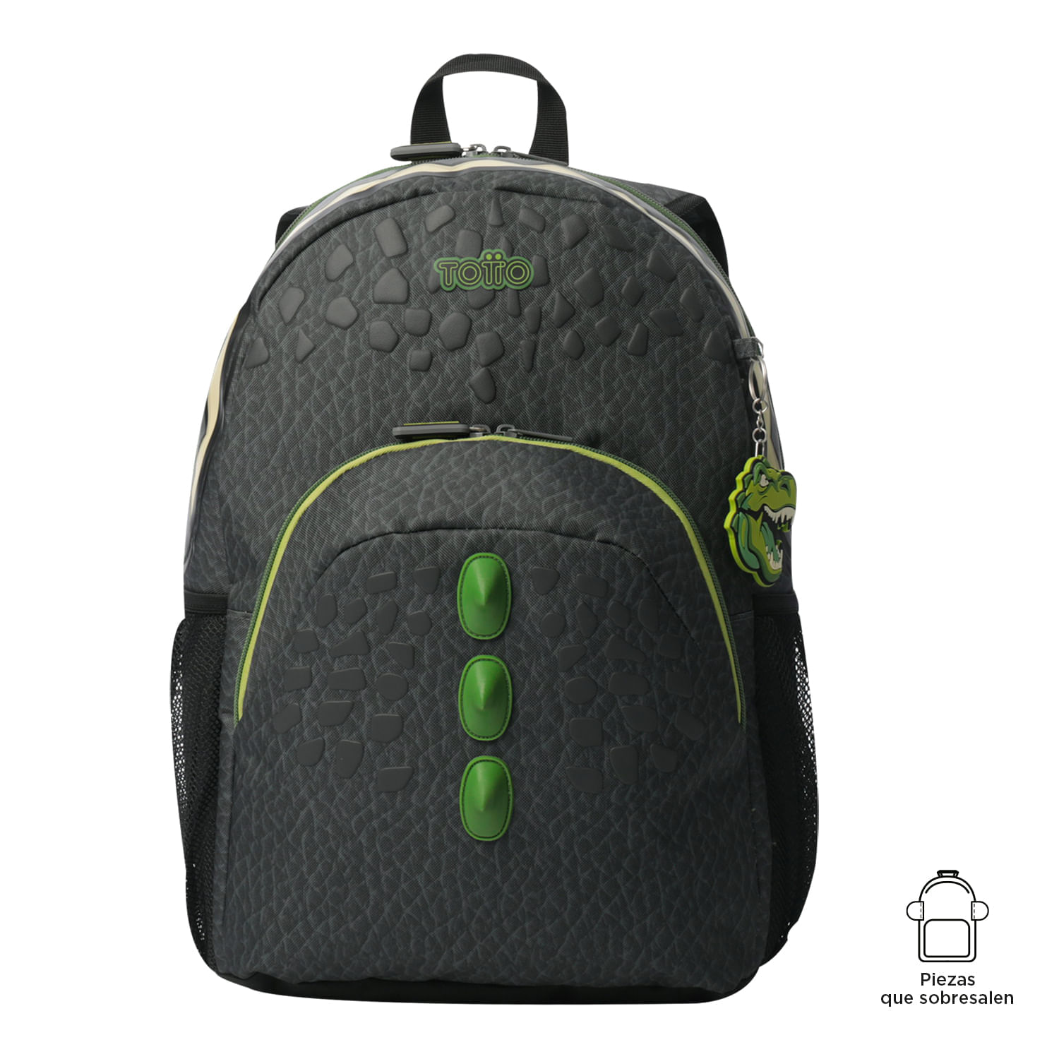 Morral para Niño Dinoland Grande Gris | Totto