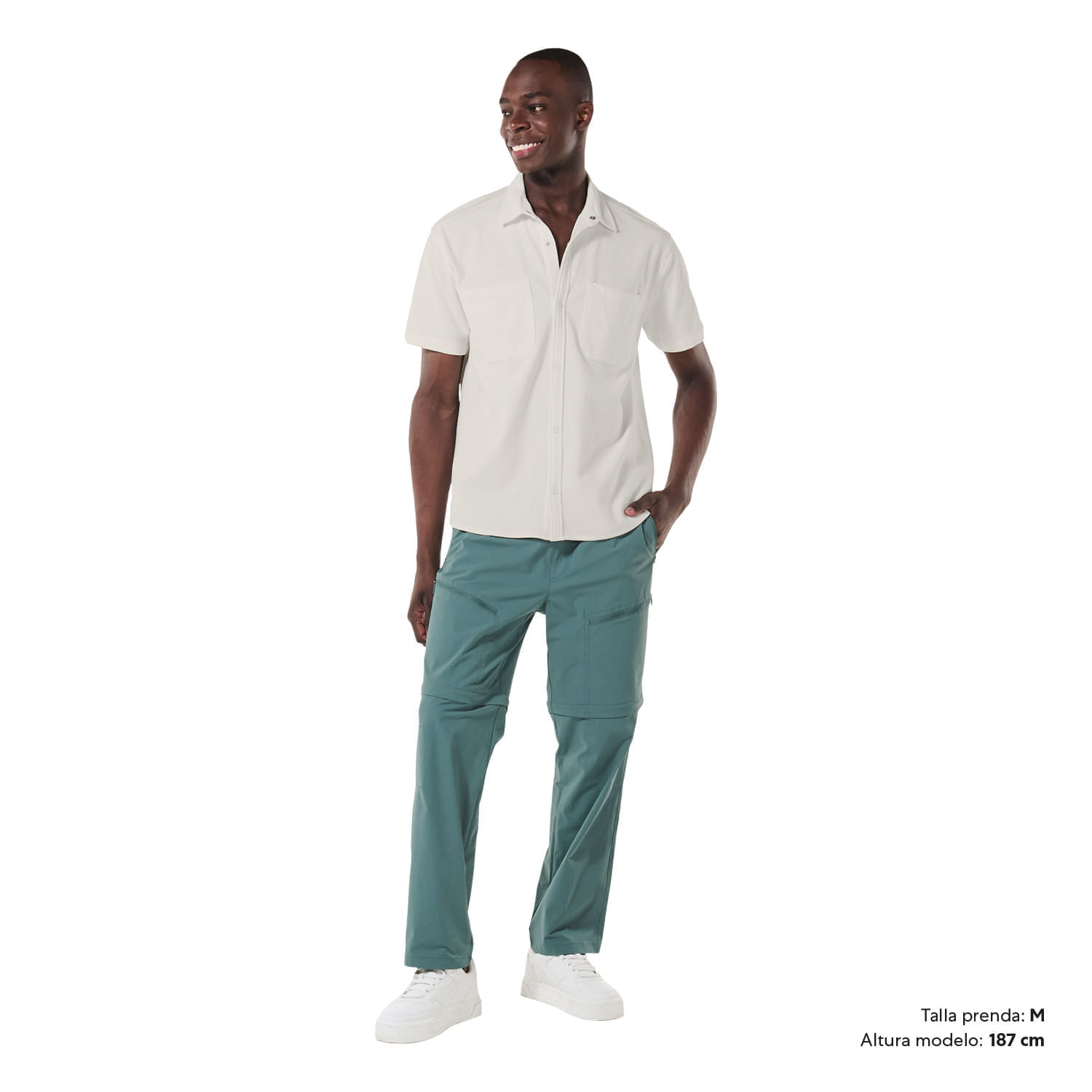 Camisa para Hombre Melt Xxl Blanca | Totto