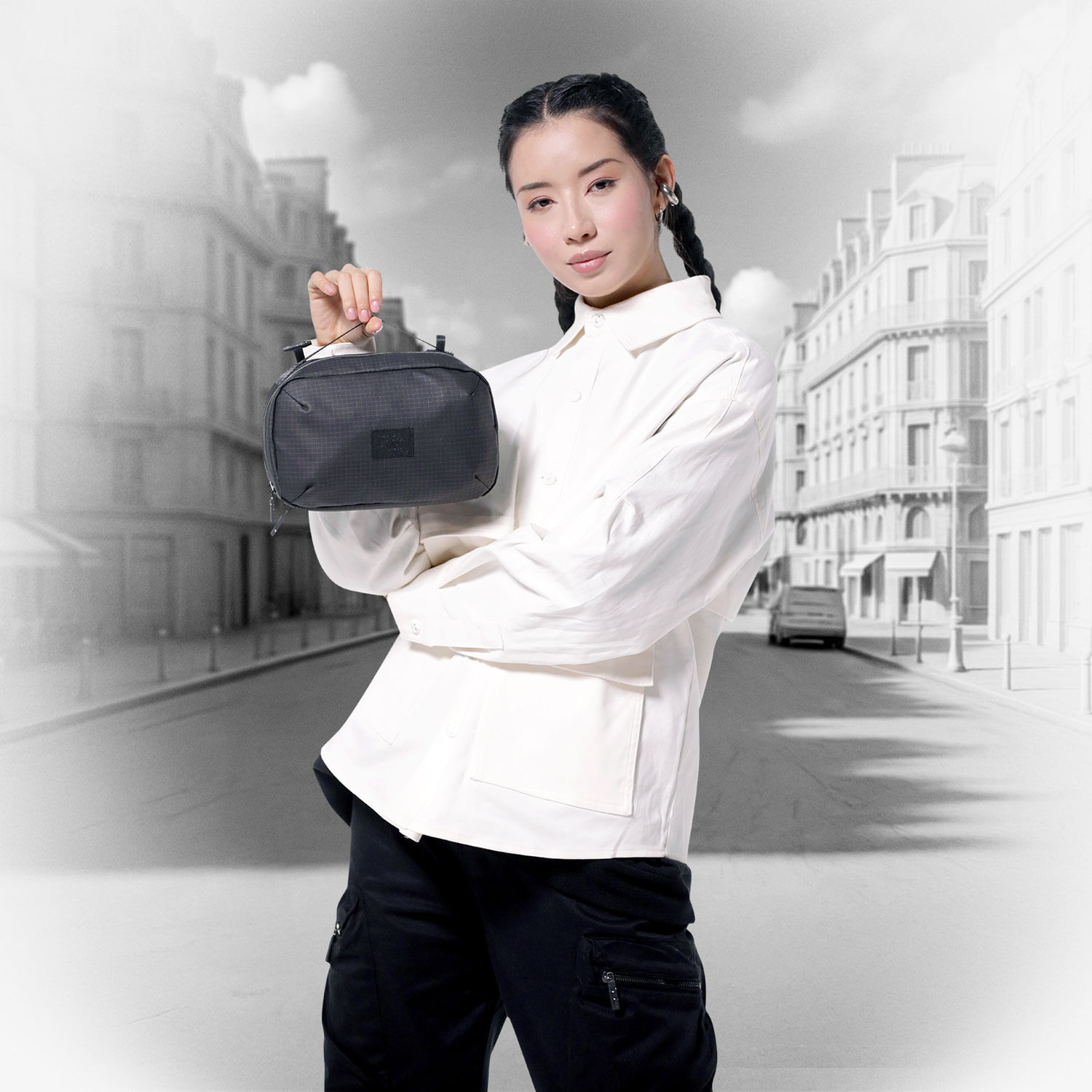 Cartuchera Multiuso Ramble 4 color Negro Unisex | Totto