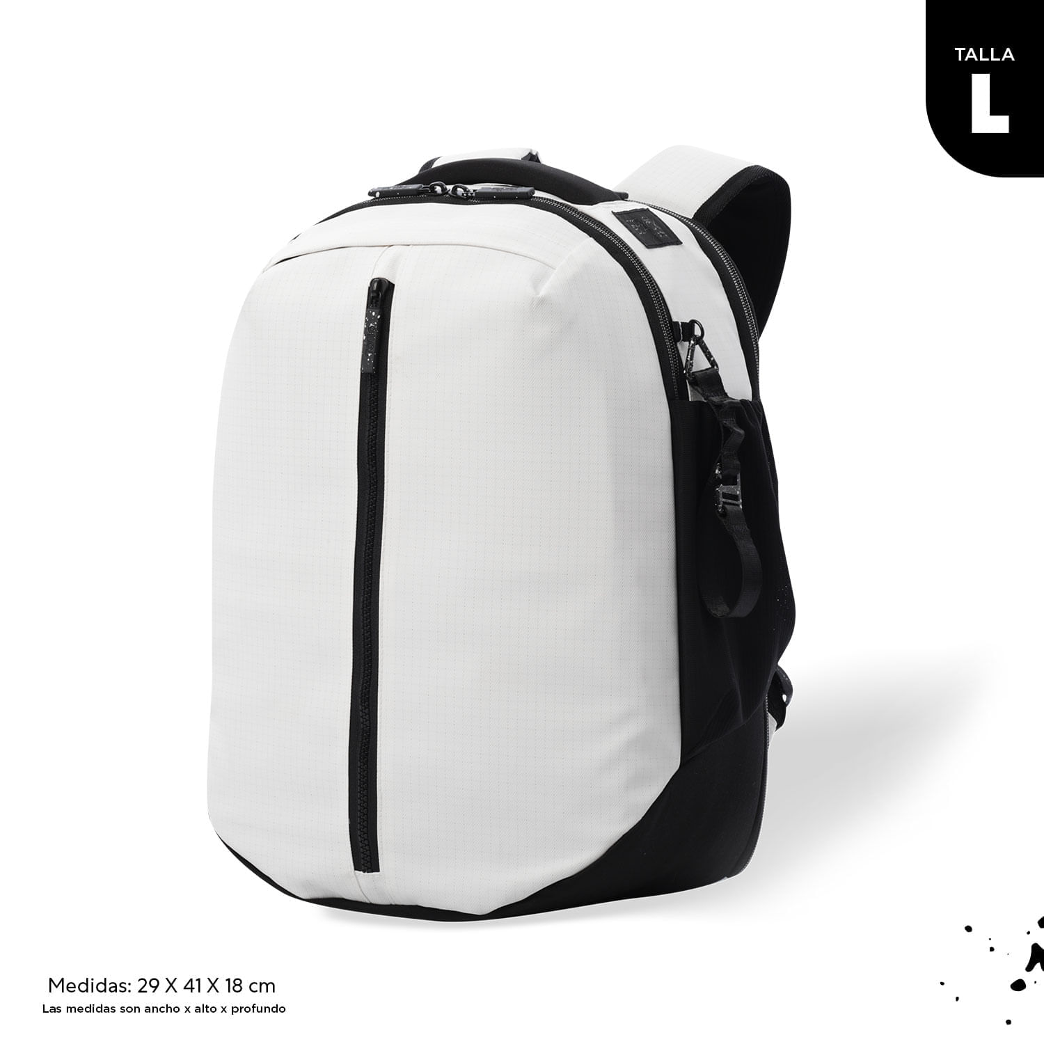 Morral Viajero Mediano Ramble color Blanco | Totto