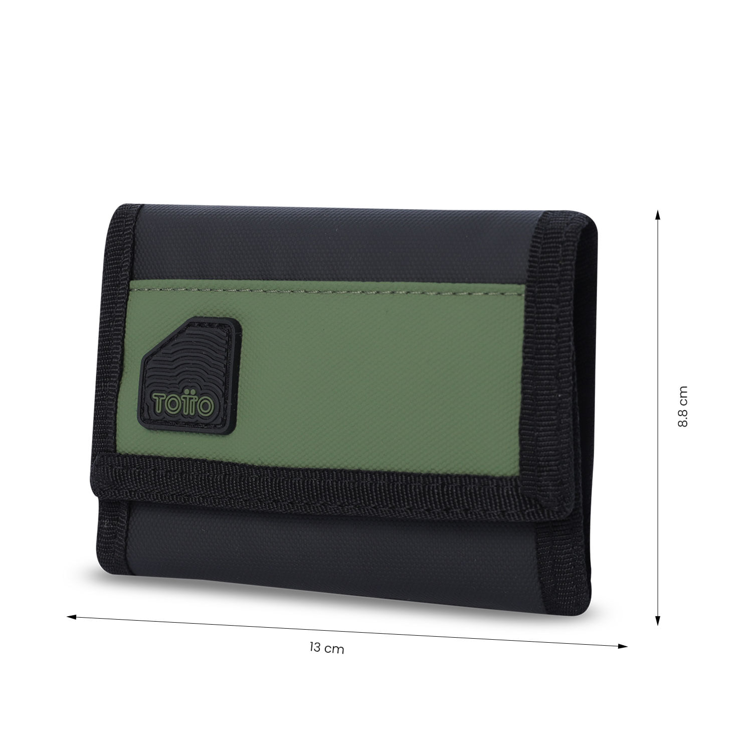 Billetera Totto Hombre Contrast Chain con RFID Blocker Negra | Totto