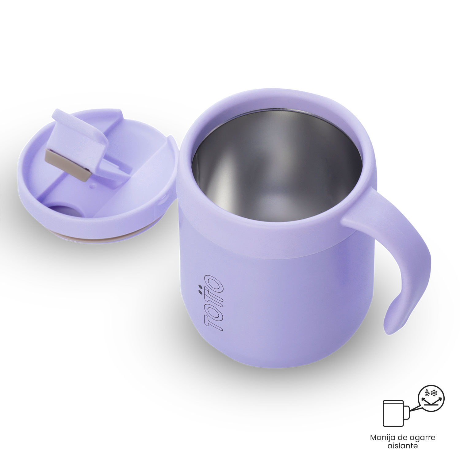 Vaso Térmico Cool 350 ml Color Morado | Totto
