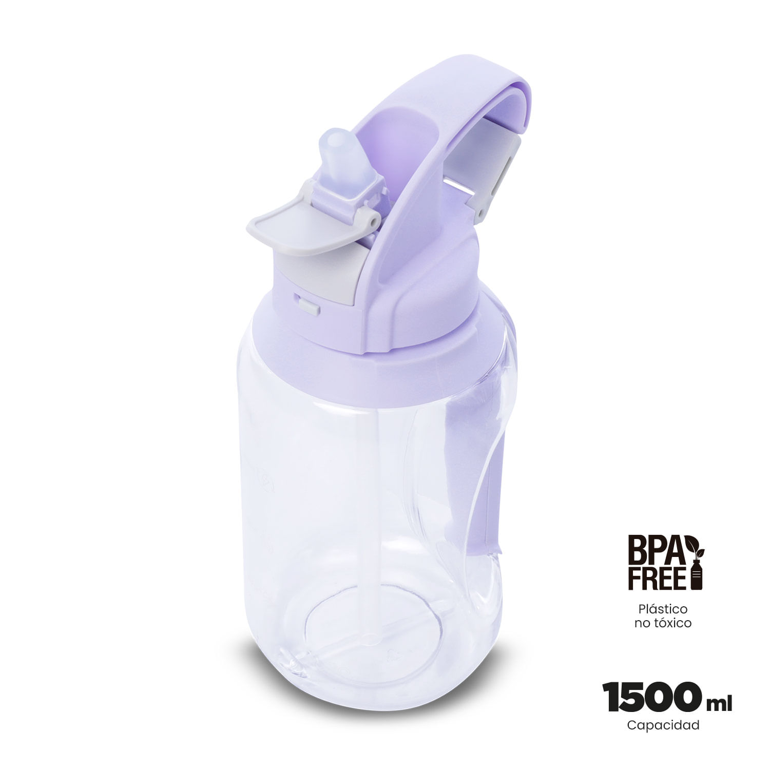 Botilito de plástico Zen 1500 ml Color Morado | Totto
