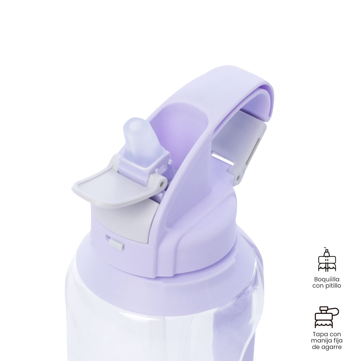 Botilito de plástico Zen 1500 ml Color Morado | Totto