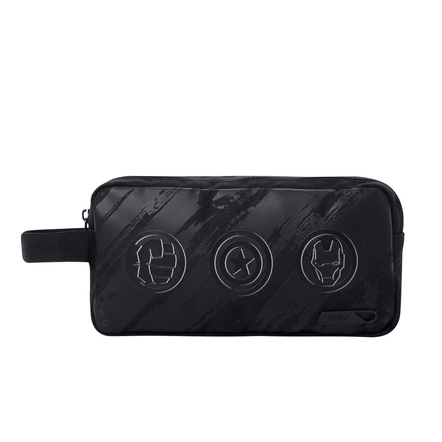 Cartuchera para Hombre 2 Cuerpos Marvel Black Grande Negra | Totto
