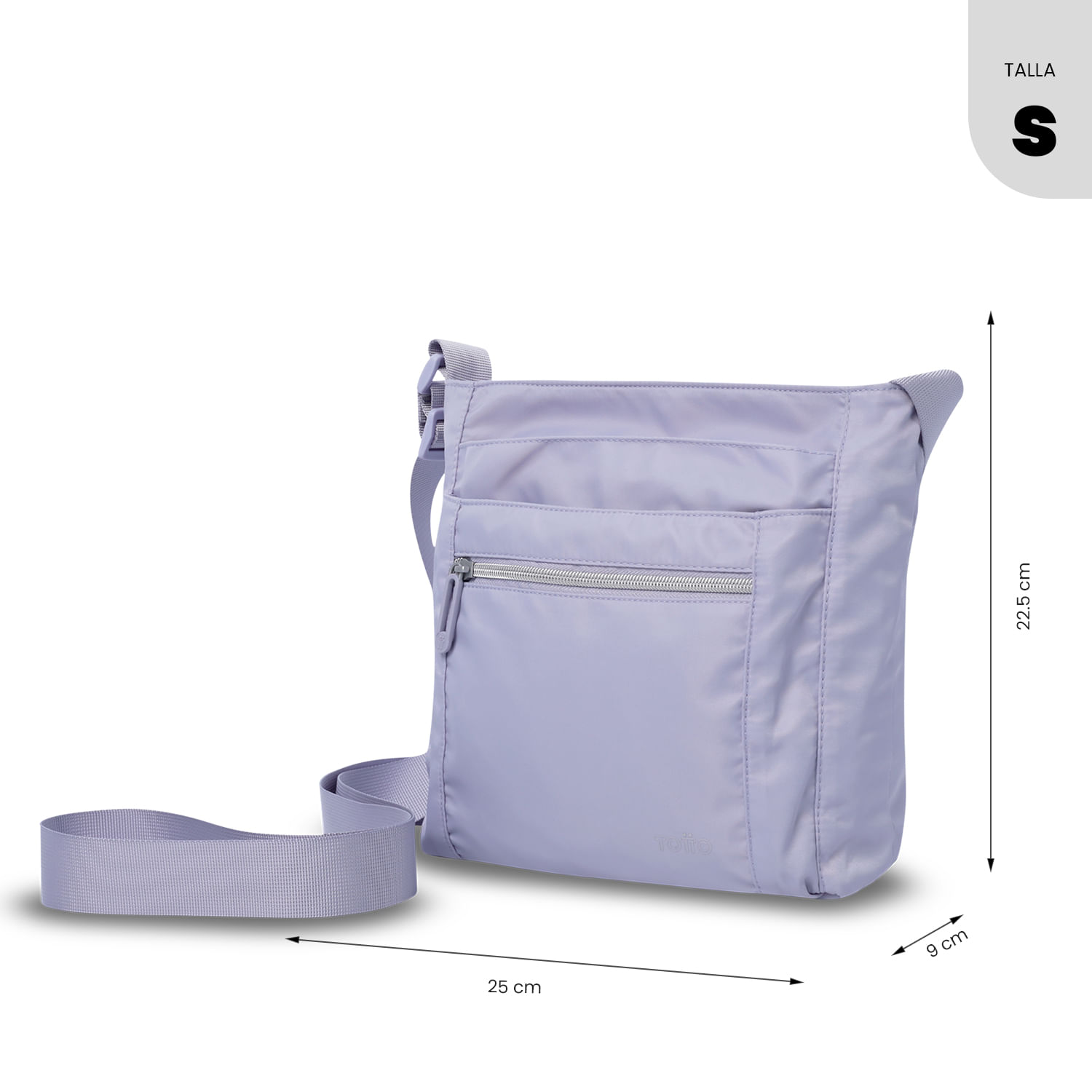 Cartera para Dama Supiori tipo Crossbody Pequeña Morada | Totto