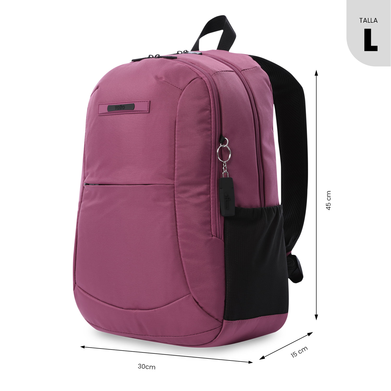 Morral para Oficina PC 14" Austtin Rosado Rose Mujer | Totto