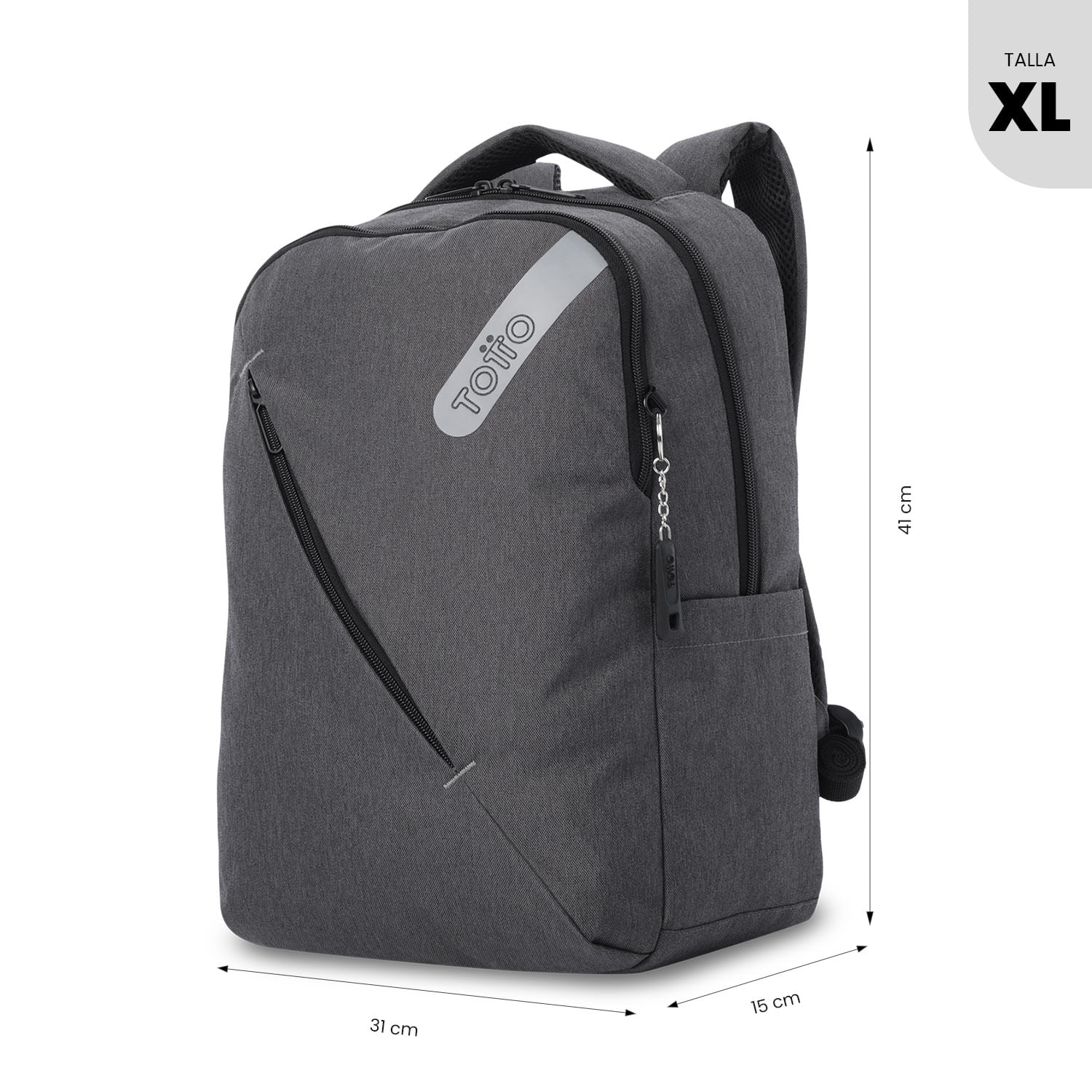 Morral para Oficina PC 15.4" Osaka Negro Unisex | Totto