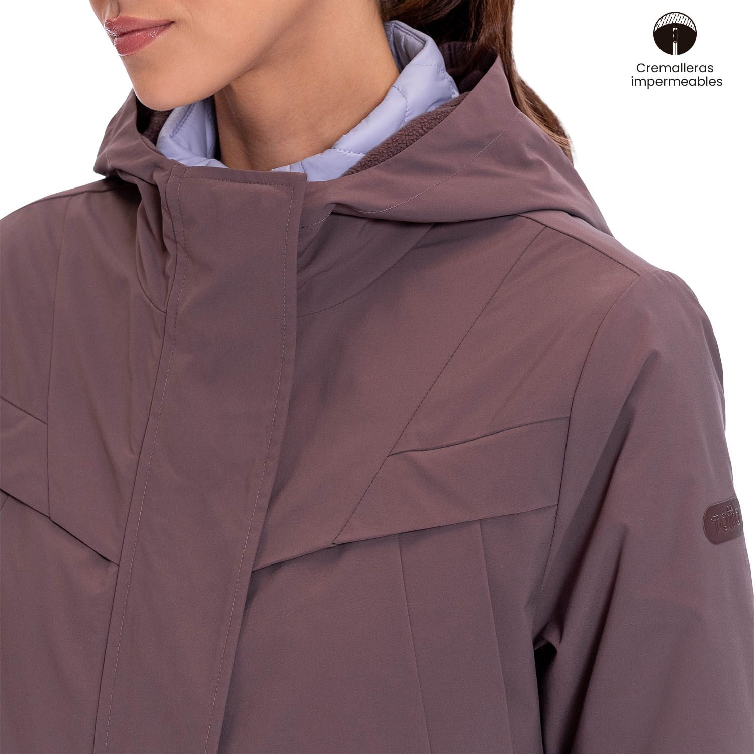 Chaqueta Acolchada Osori 3 en 1 para Mujer Terreo | Totto