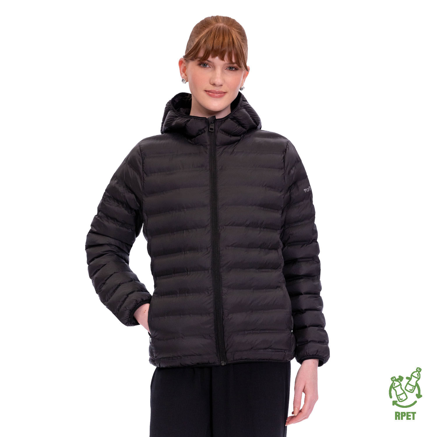 Chaqueta Acolchada Colorfull Pro para Mujer Negra | Totto