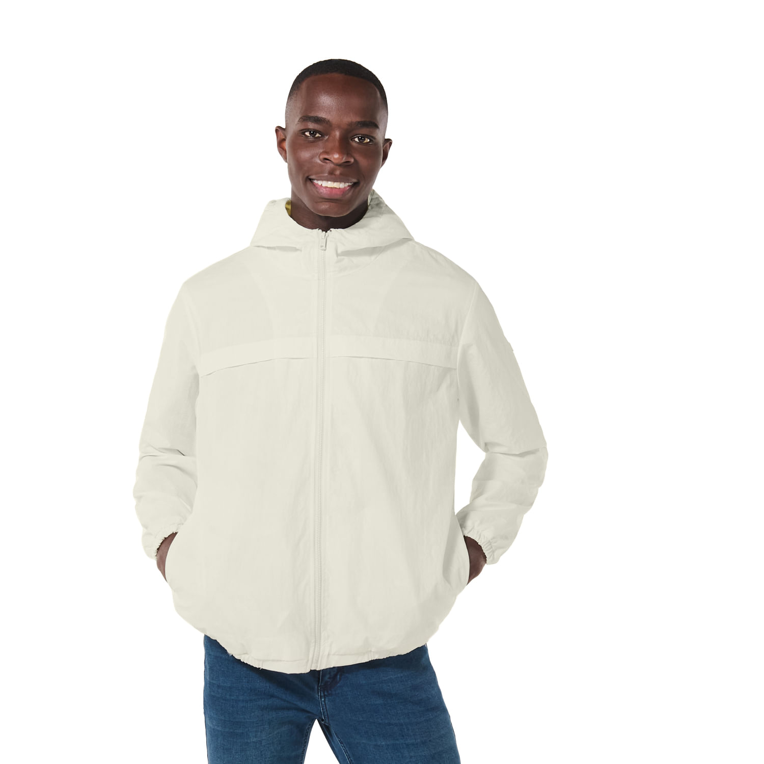 Chaqueta casual para Hombre Ice Solid Liviana Blanca | Totto