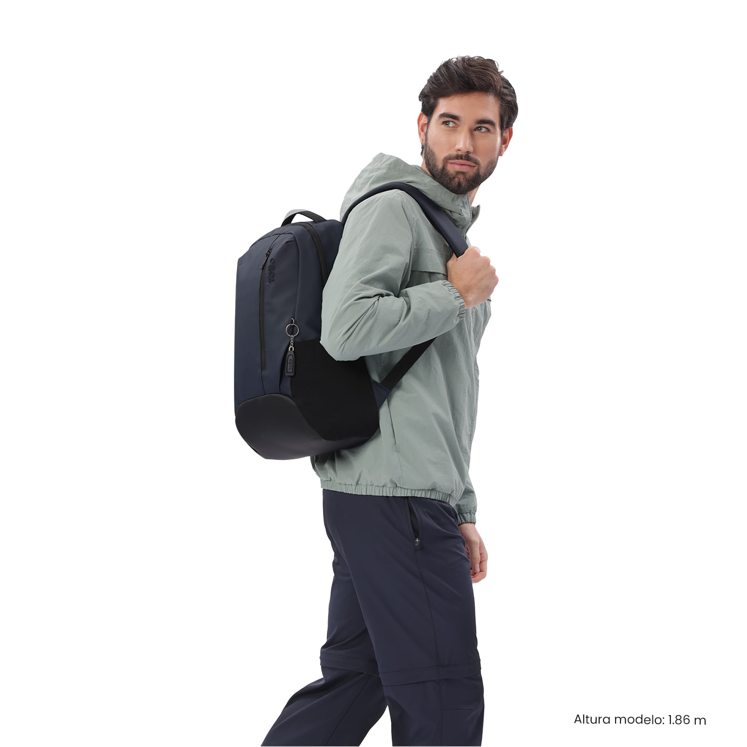 Morral Universitario Hombre Detroit Porta PC 16" Azul | Totto